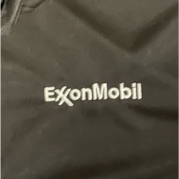 Shirts | Exxonmobil Black Polo Shirt Large | Poshmark